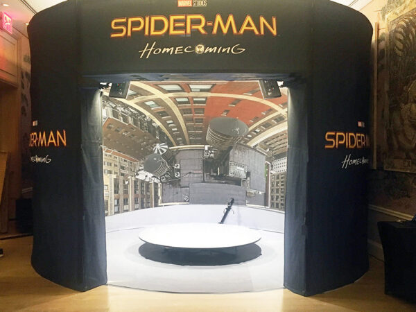 Immersive Spider-Man 360 Video Booth - OrcaVue Rentals